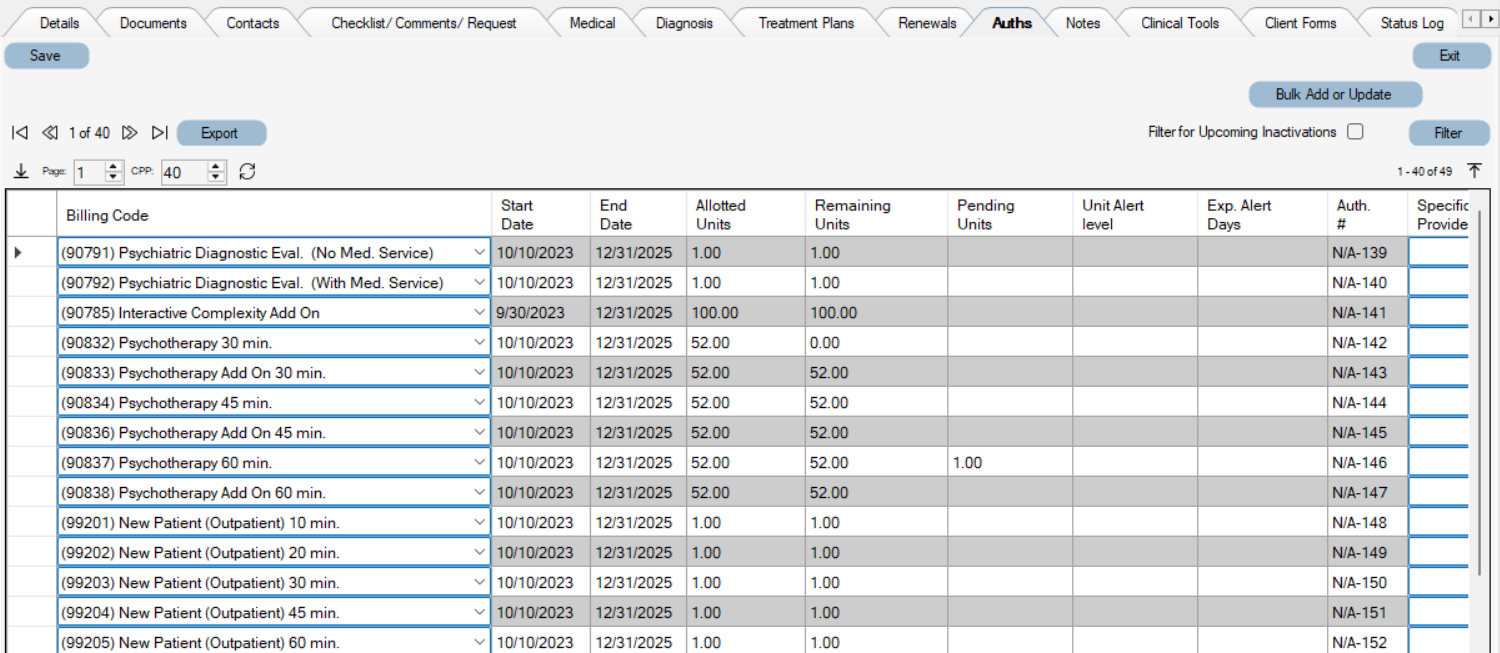 How to Set Up Client Charts – PIMSY EHR Help Desk