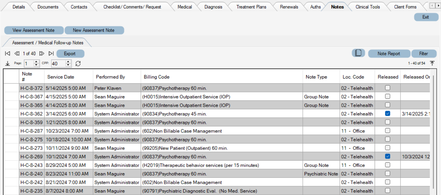 How to Set Up Client Charts – PIMSY EHR Help Desk