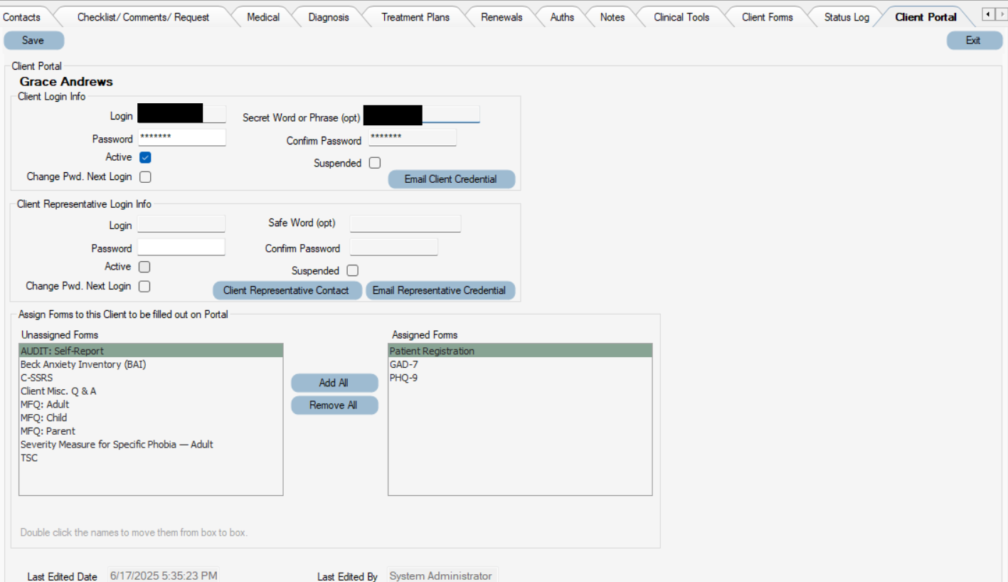 How to Navigate the Client Portal – PIMSY EHR Help Desk
