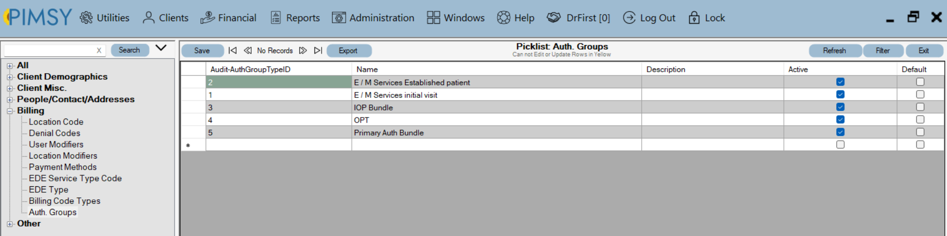 How Authorizations Work in PIMSY – PIMSY EHR Help Desk