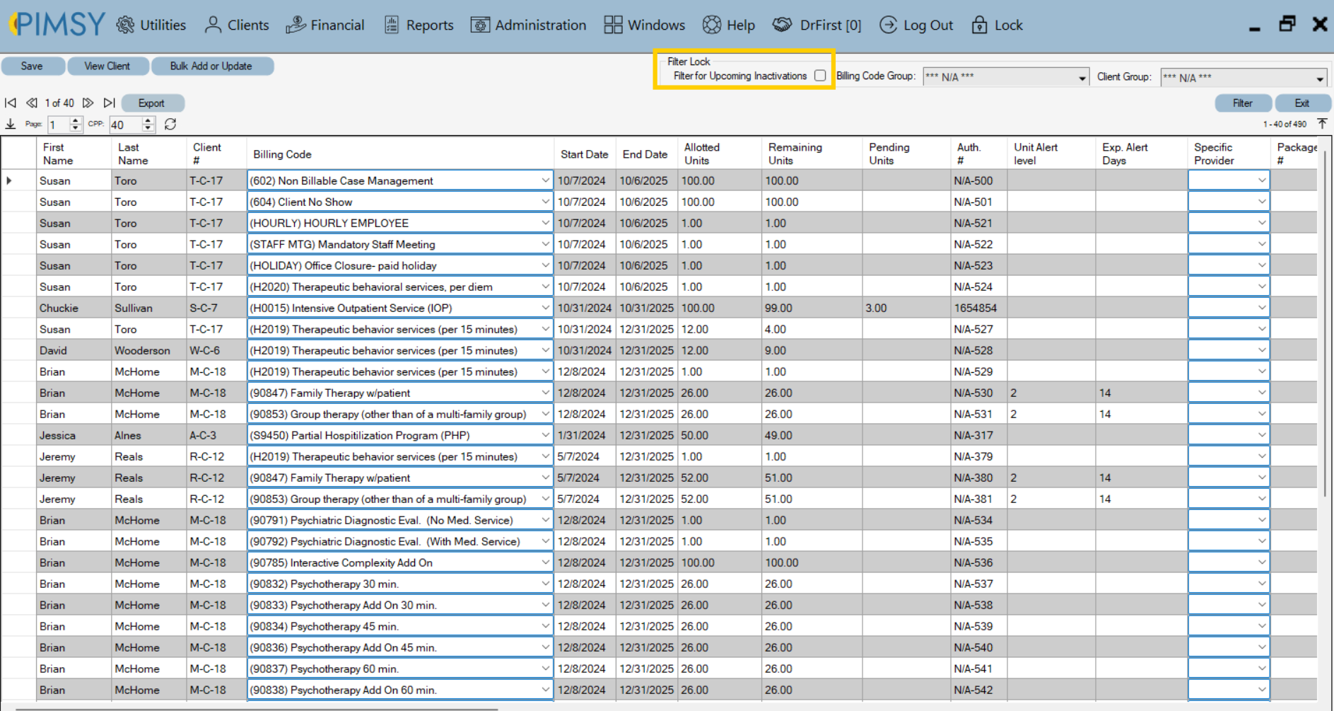 How Authorizations Work in PIMSY – PIMSY EHR Help Desk