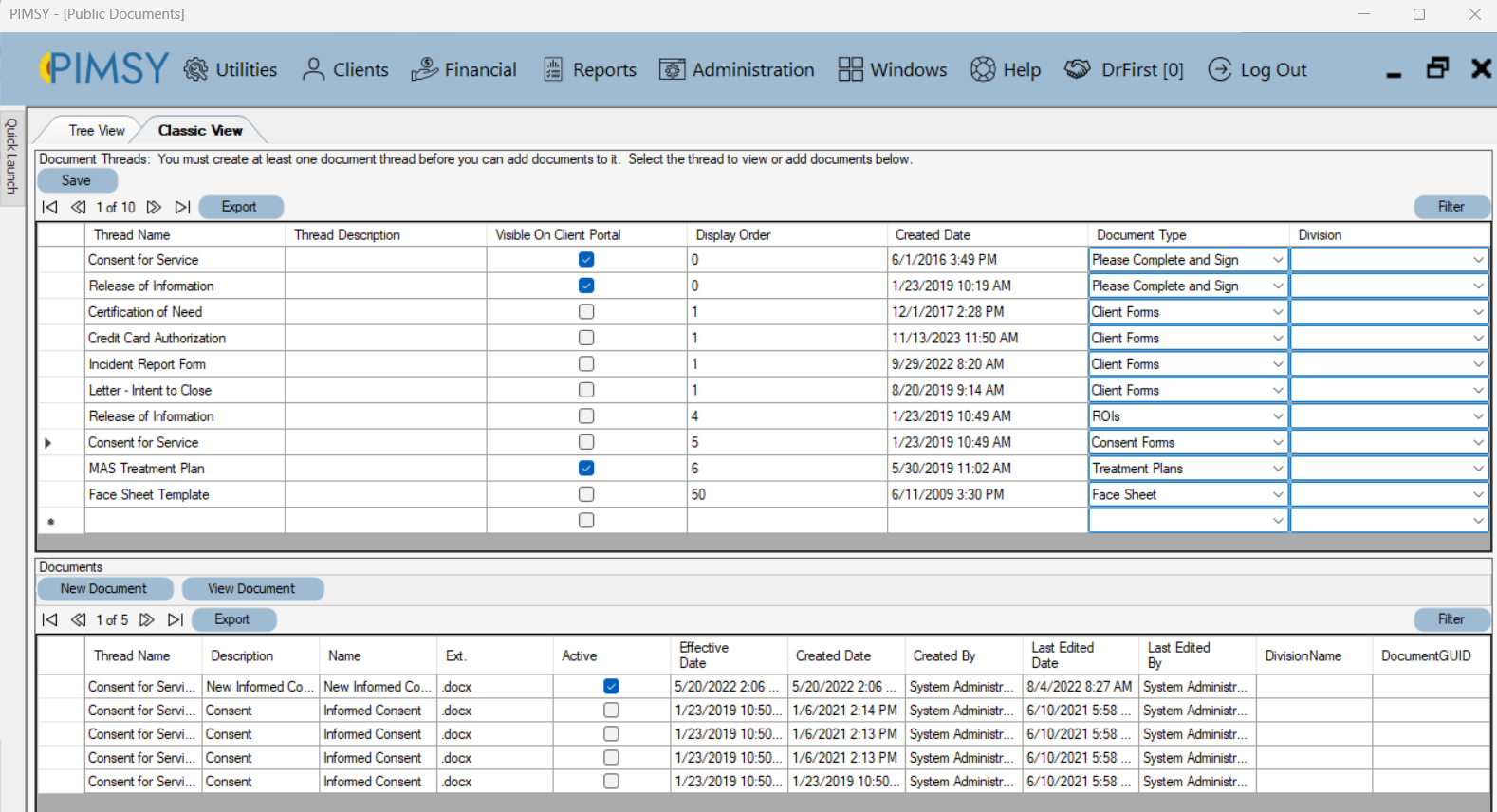 How to Create and Manage Documents in Document Management – PIMSY EHR ...