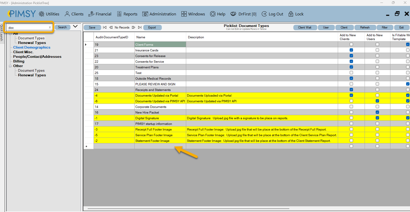 How to Create and Manage Documents in Document Management – PIMSY EHR Help Desk