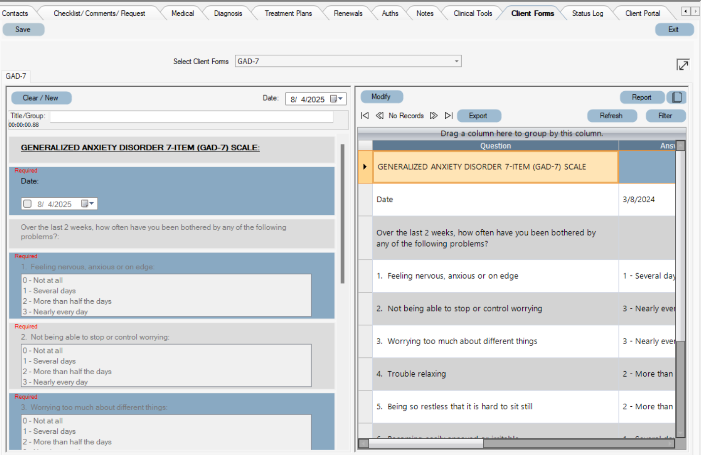 How to Use the Client Audits and Client Surveys Tabs – PIMSY EHR Help Desk