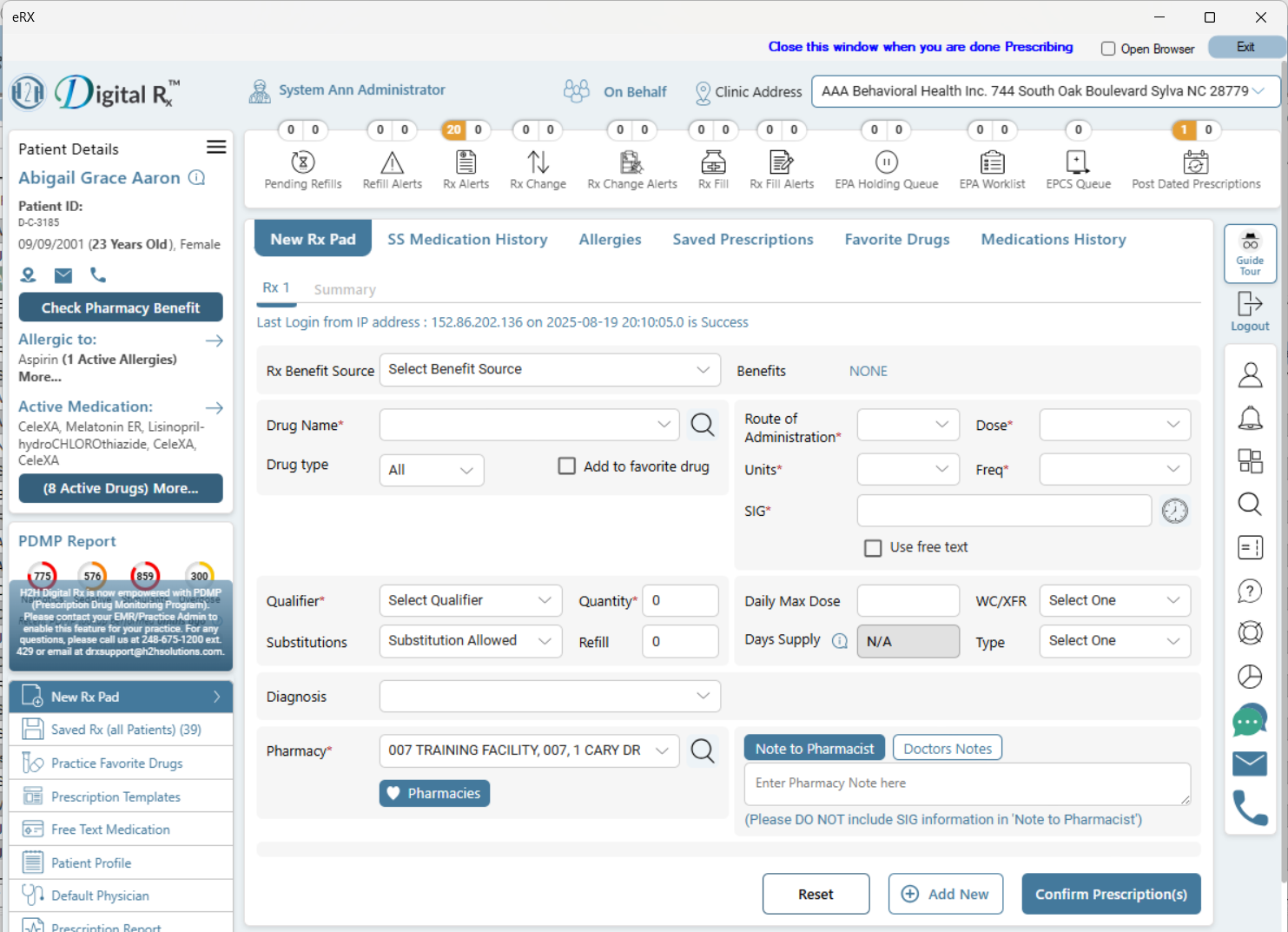 How to Manage Prescriptions with Digital Rx (DRx) – PIMSY EHR Help Desk