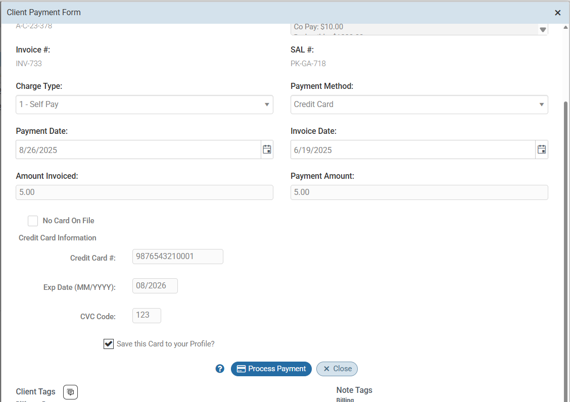 How to Store a Credit Card in the Provider Portal – PIMSY EHR Help Desk