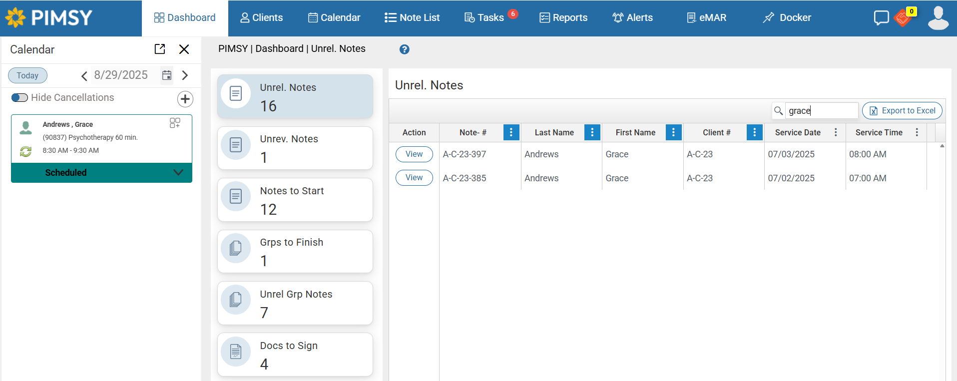 How to Manage the Unreviewed Dashboard Tile in the Portal – PIMSY EHR ...