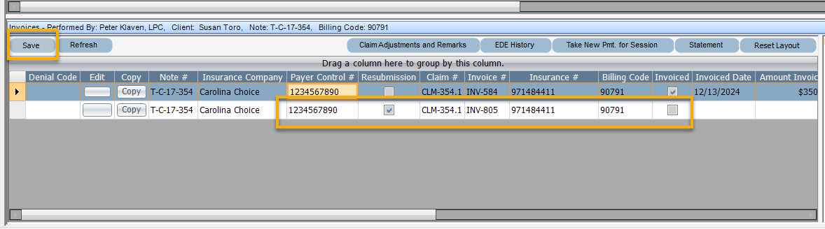 How to Send Corrected Claims – PIMSY EHR Help Desk