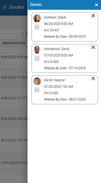 How to Use the Docker in the Portal – PIMSY EHR Help Desk