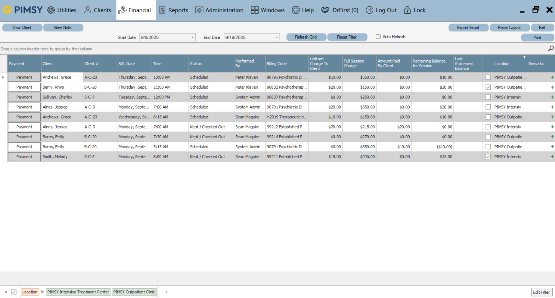 How to Manage TOS Patient Liability Report – PIMSY EHR Help Desk