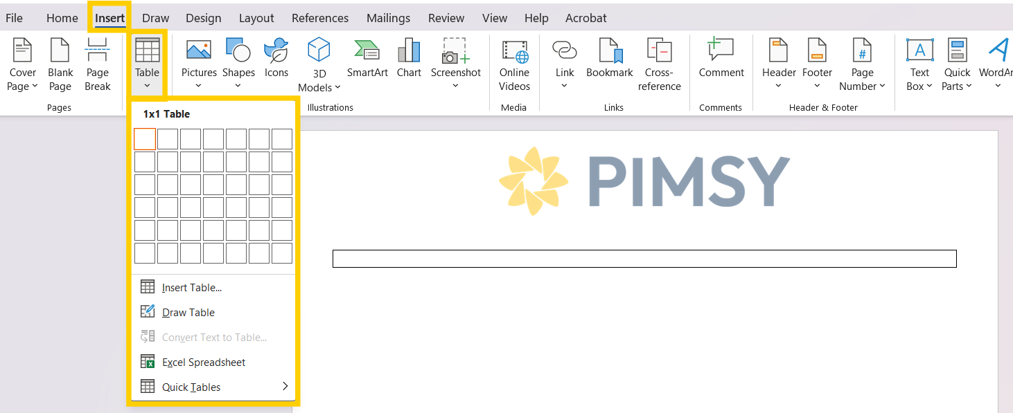 How to Set Up Word Merge Documents – PIMSY EHR Help Desk